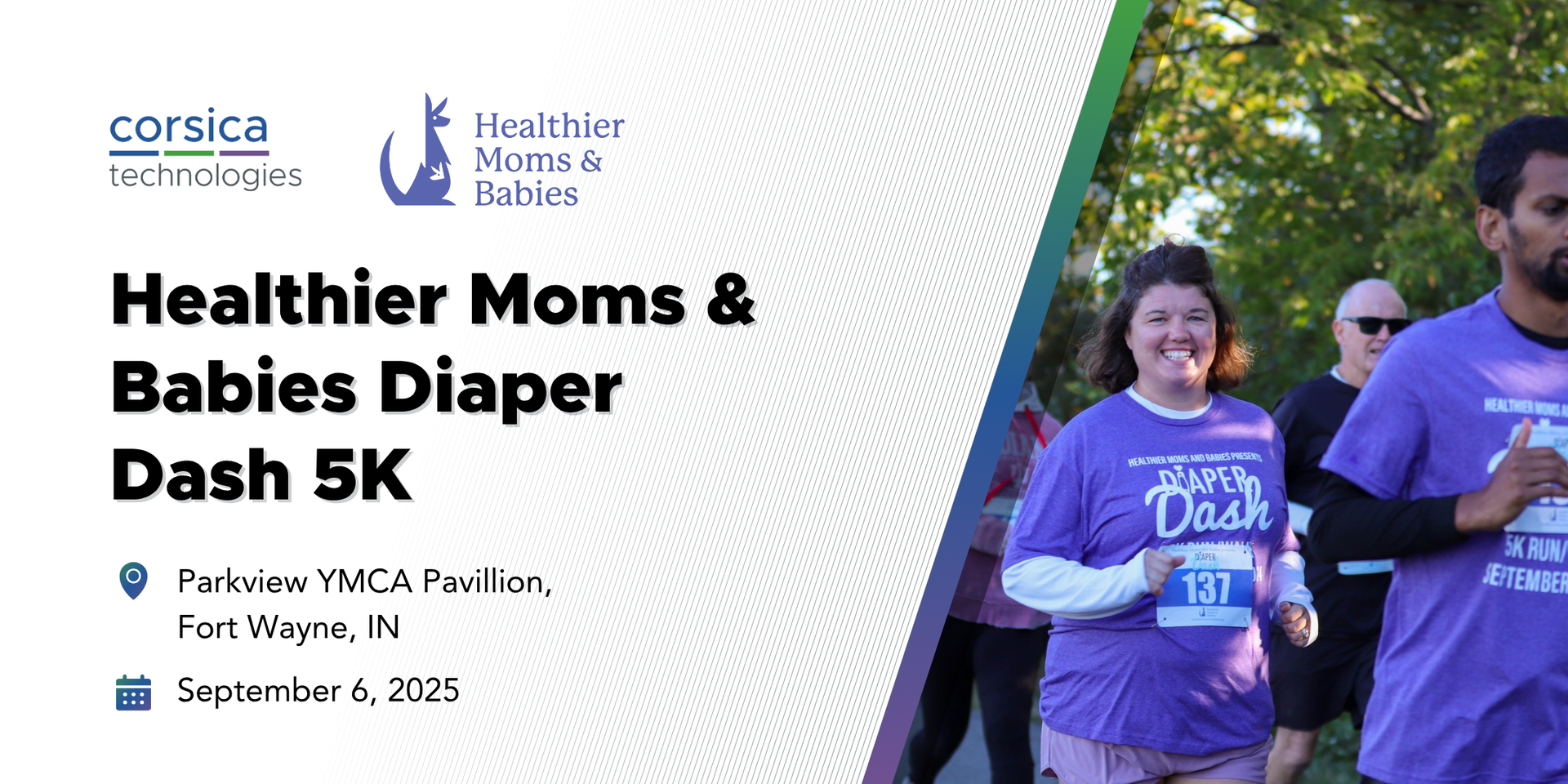 Healthier Moms and Babies Diaper Dash 5K - Corsica Technologies